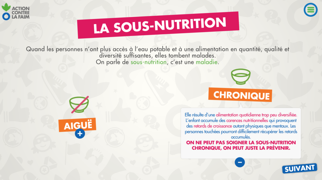 Blended learning - Je m'engage contre la faim - DOWiNO